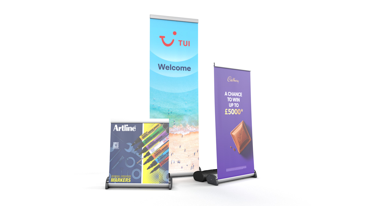 Tabletop Banner | Table Banner | Desktop Roller Banner