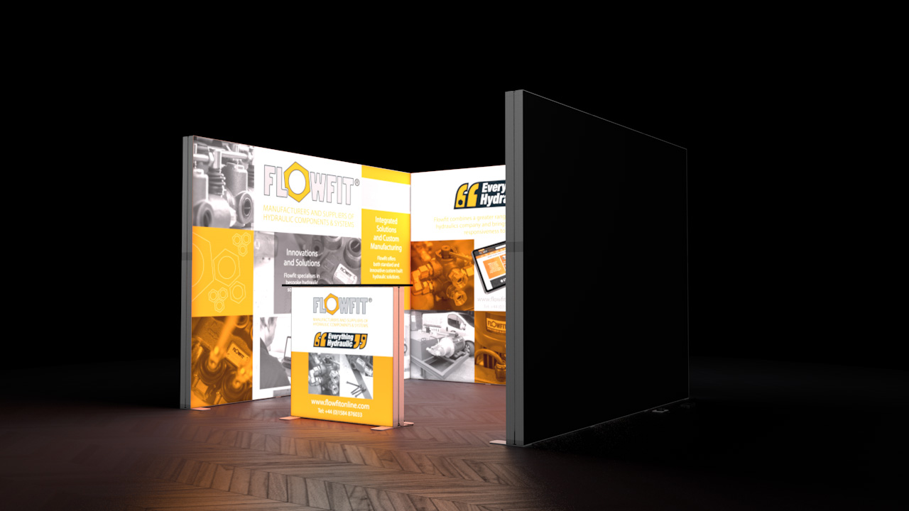 3m x 3m LED Fabric Lightbox | LED Lightbox Exhibition Stands