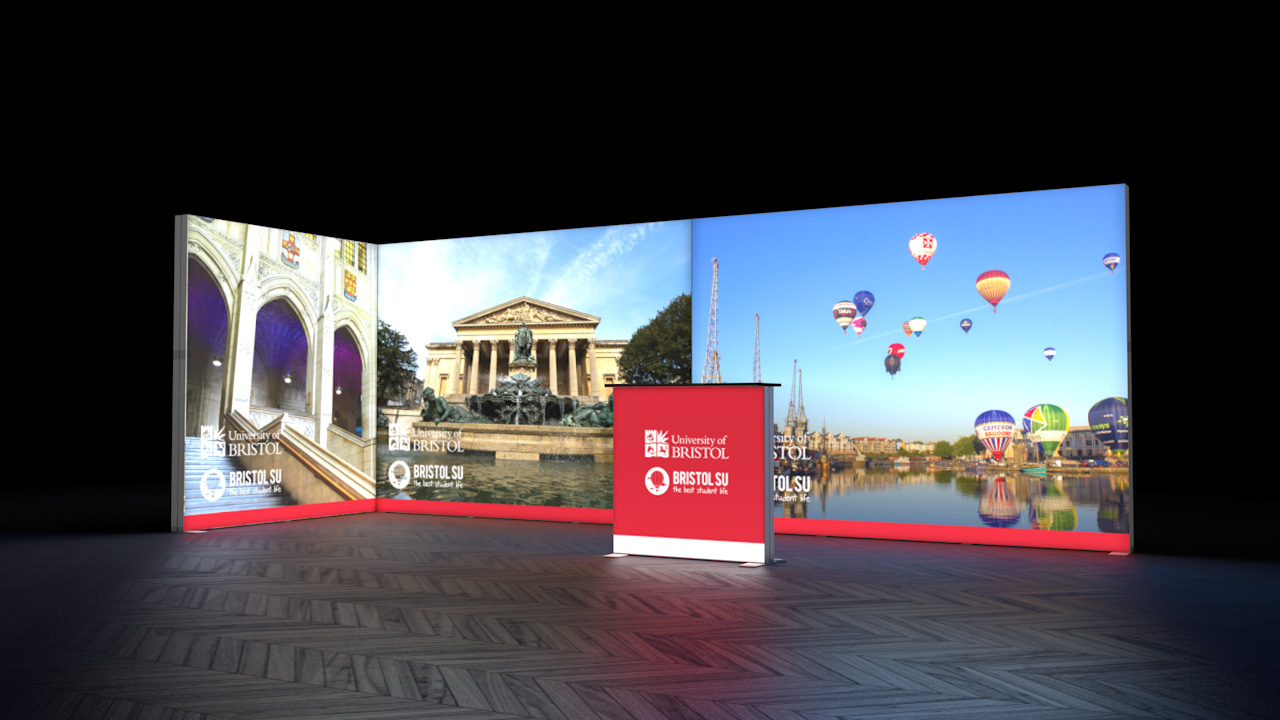 LED Lightbox Displays | Backlit SEG Fabric Exhibition Stands