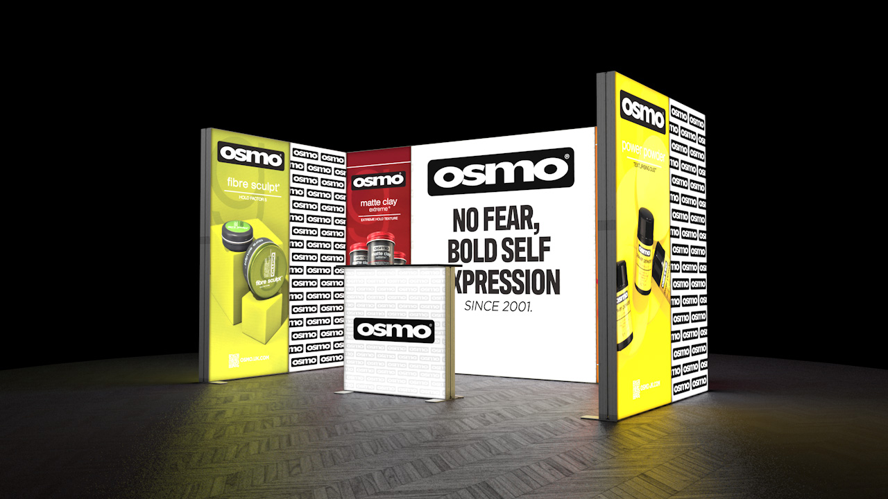 Backlit Exhibition Lightboxes | 4m x 2m Shell Scheme LED Lightboxes