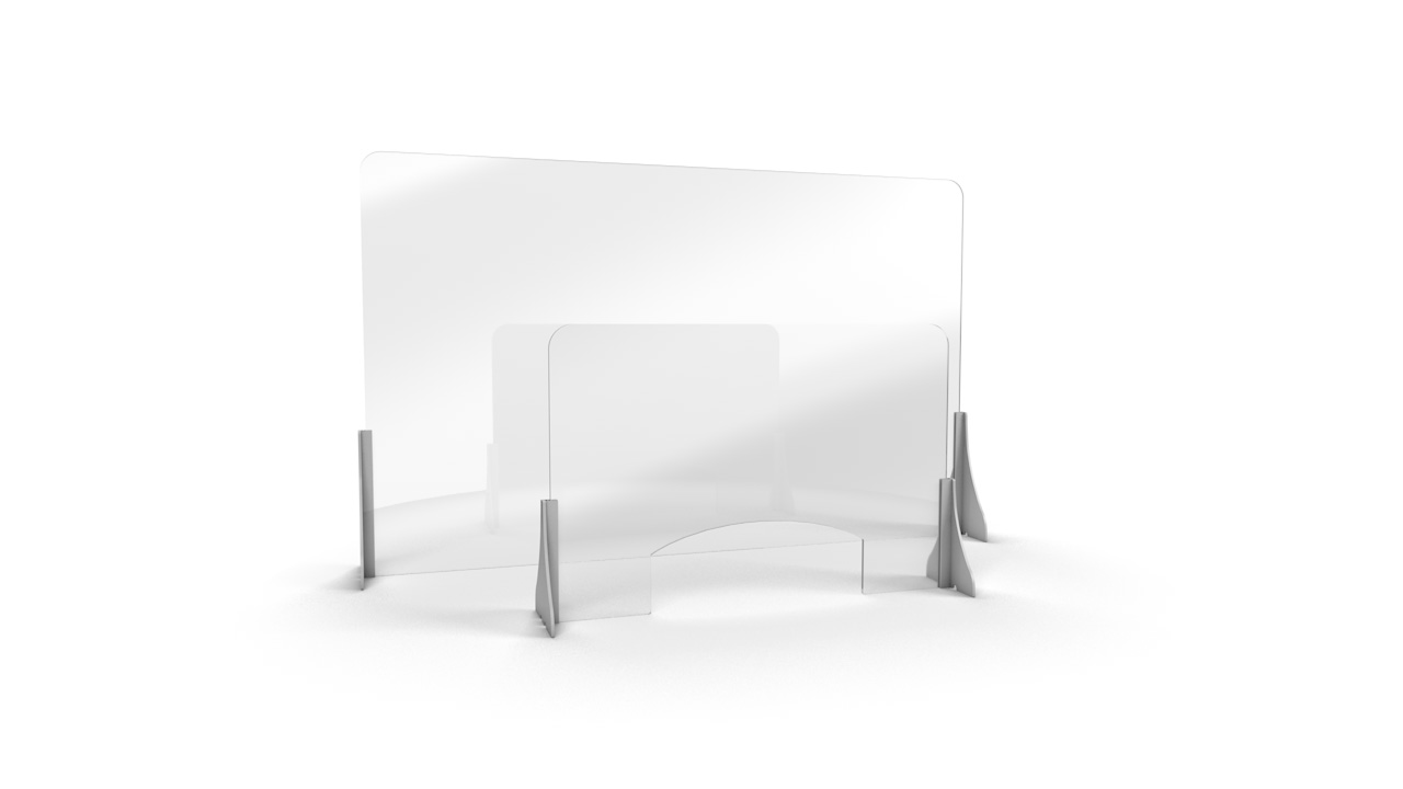 ACHOO® Free Standing Counter Screen | Protective Counter Screens