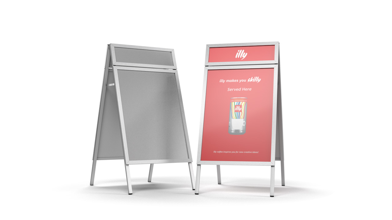 A-Board Pavement Board Sign | A-Frame Sign | Folding Sandwich Board