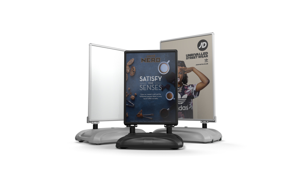 Water Based Signs | Pavement Advertising Boards | XL Displays