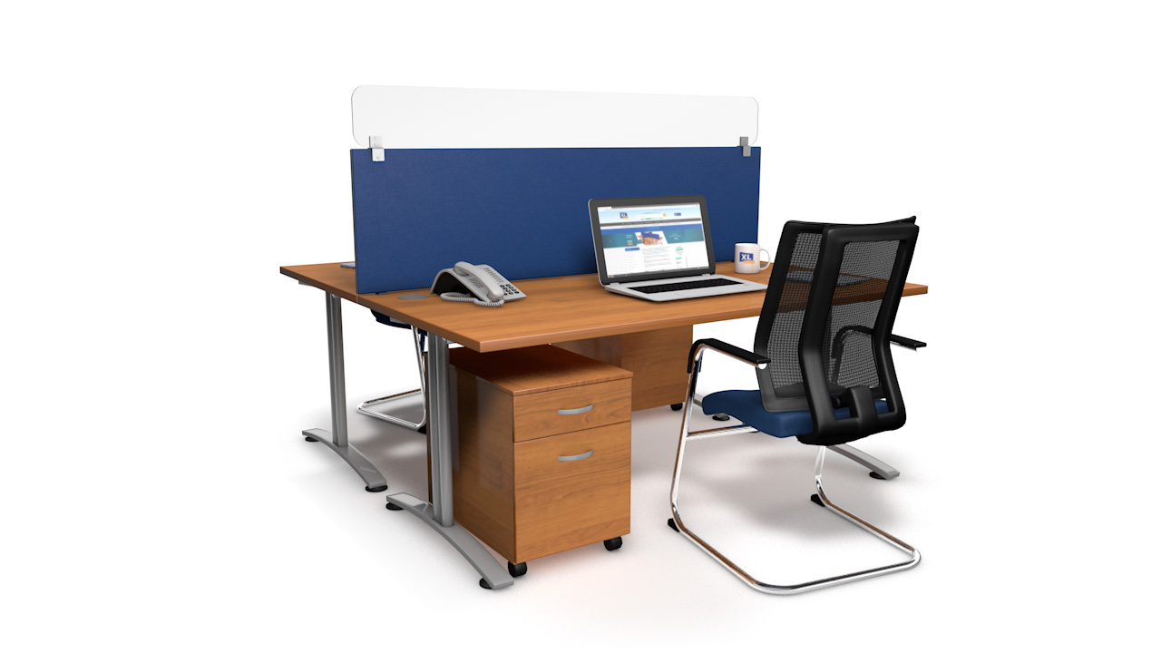 Acrylic Glass Desk Screen Topper | Perspex Desk Screen Social Distancing