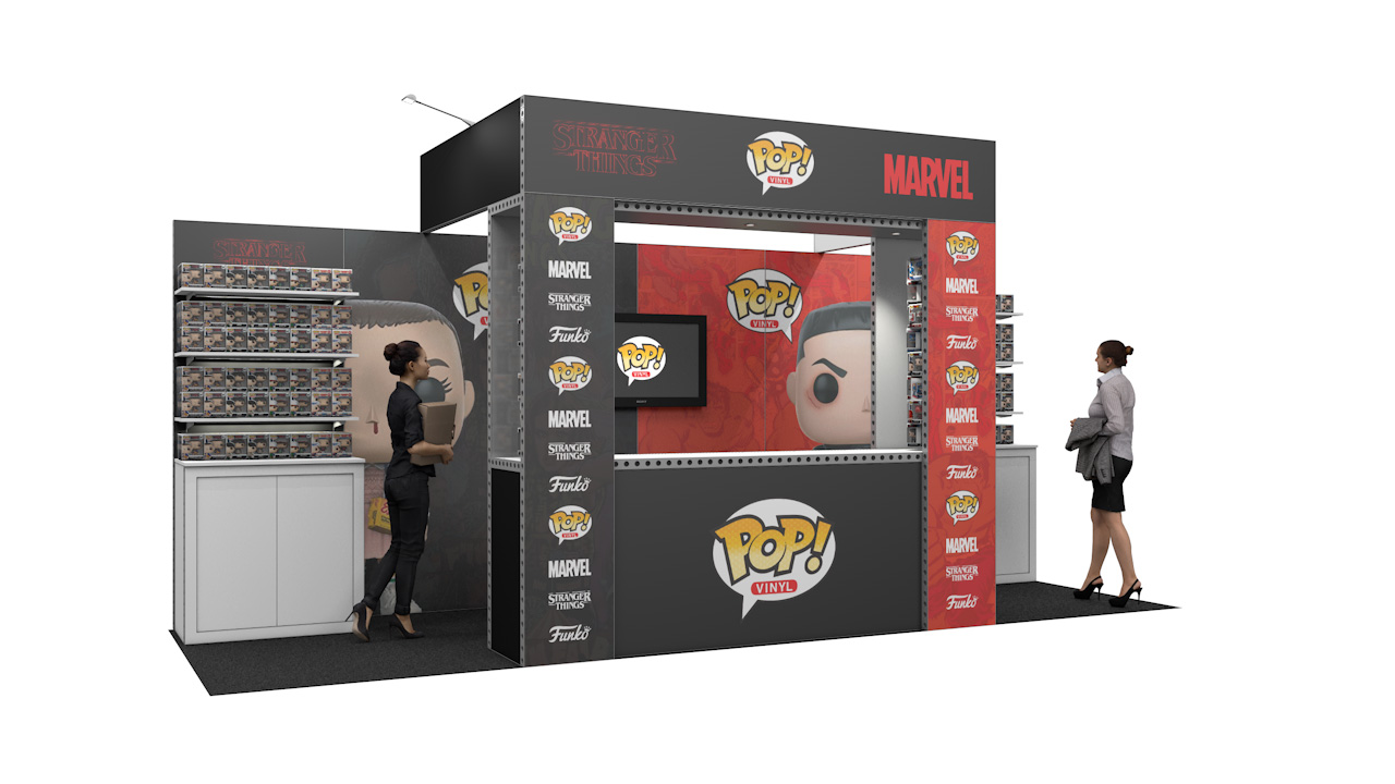 integra exhibition stand 6m x 2m backdrop kit 20 to hire