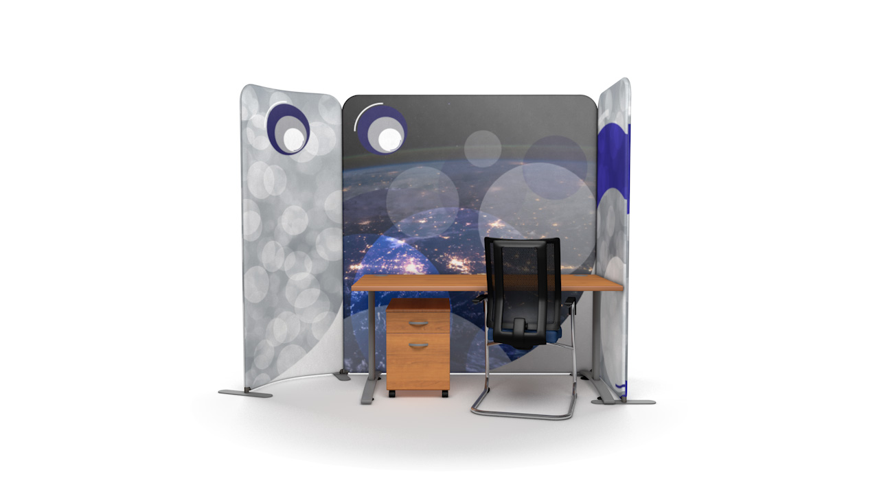 Free Standing Office Screens | Printed Partition Screens