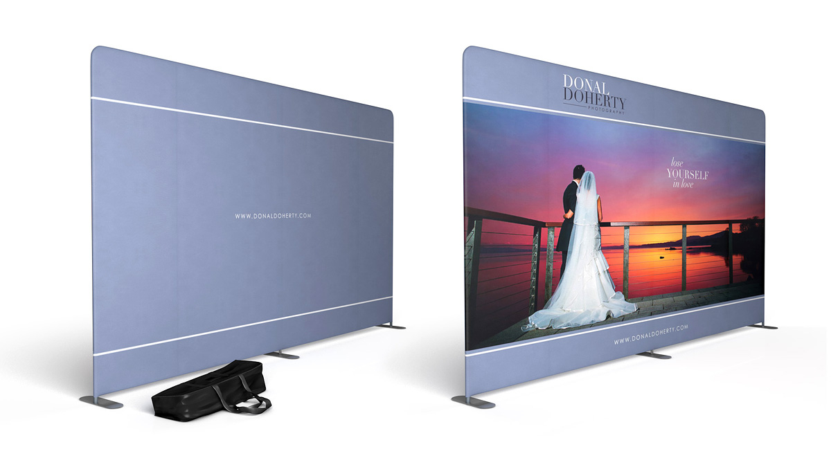 Formulate Straight Fabric Display Stands 4m | Tension Fabric Displays