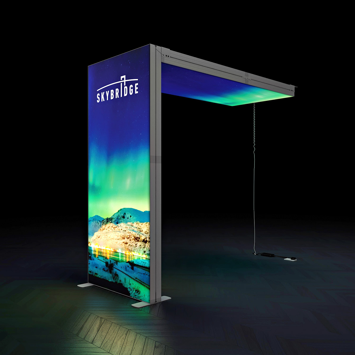 Lightbox Exhibition Stand Arch | Lightbox Ceiling 1000mm Wide ...
