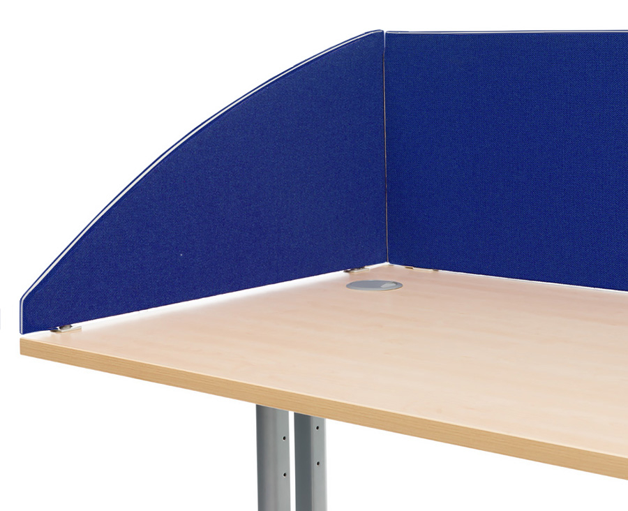 Radius Curve Desk Screen | Office Screens for Desks | Choice of Sizes