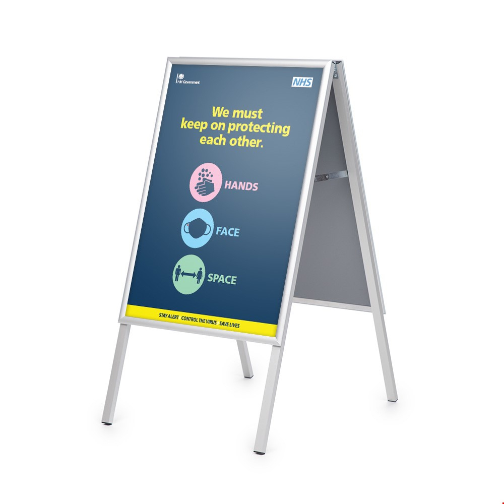 A-Frame Sign Board A1 | Folding A-Frame Pavement Sign UK