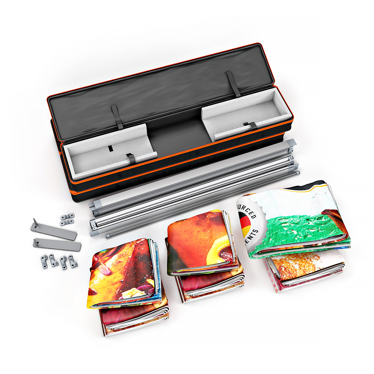 Exhibition Stand Booth 2x1 | Fabric Display Stand | FABLOK® Tension ...