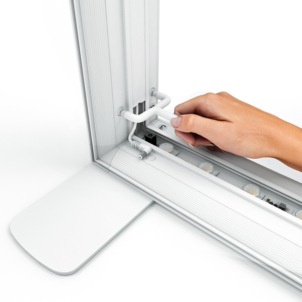 Freestanding LED Fabric Lightboxes | LED Lightbox 2x2