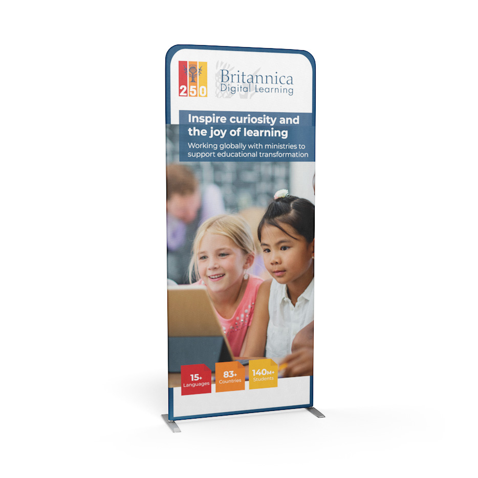 Fabric Banner | Tension Fabric Display Stand | Stretch Fabric Banner