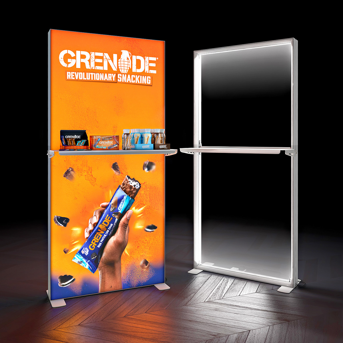 Lightbox Display | Product Display Shelf For LED Lightbox