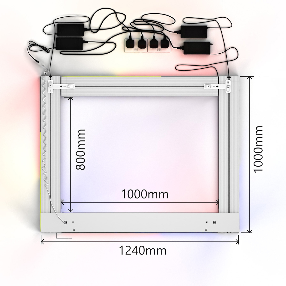Exhibition Stand Storage Cupboard | LED Lightbox Display Cupboard