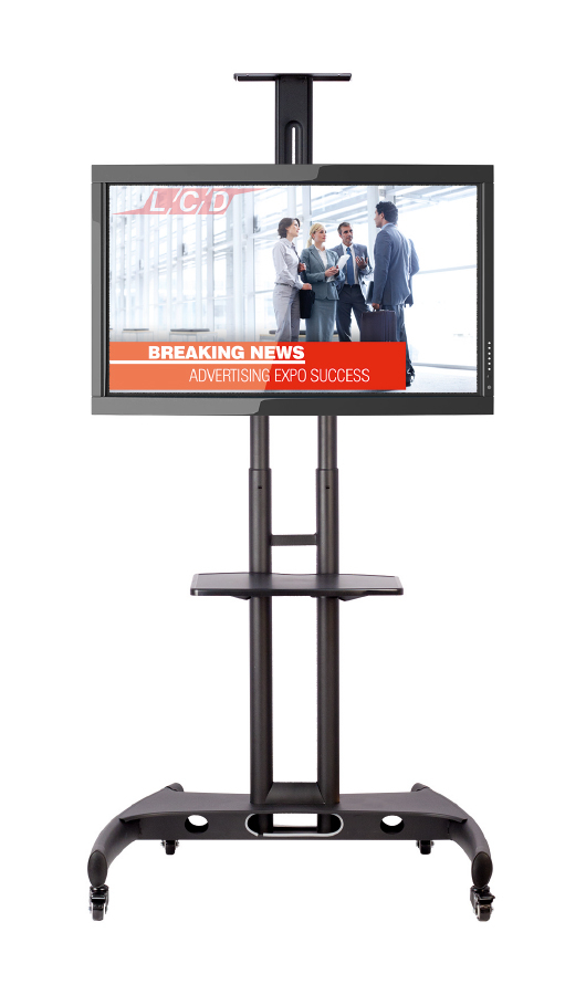 Portable TV Stand | Exhibition Monitor Stand on Wheels | VESA TV Stand