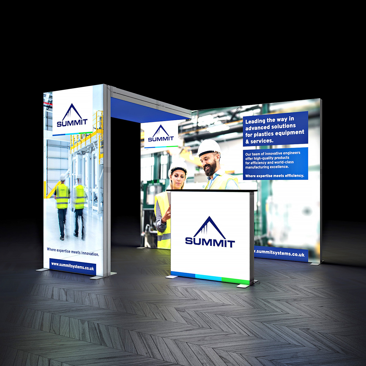Lightbox Exhibition Stand 3x2 | SKYBRIDGE® Lightbox Arch | SKYBRIDGE ...