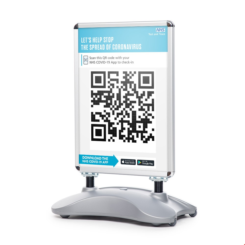 A1 Water Base Pavement Sign | Forecourt Poster and Street Sign UK