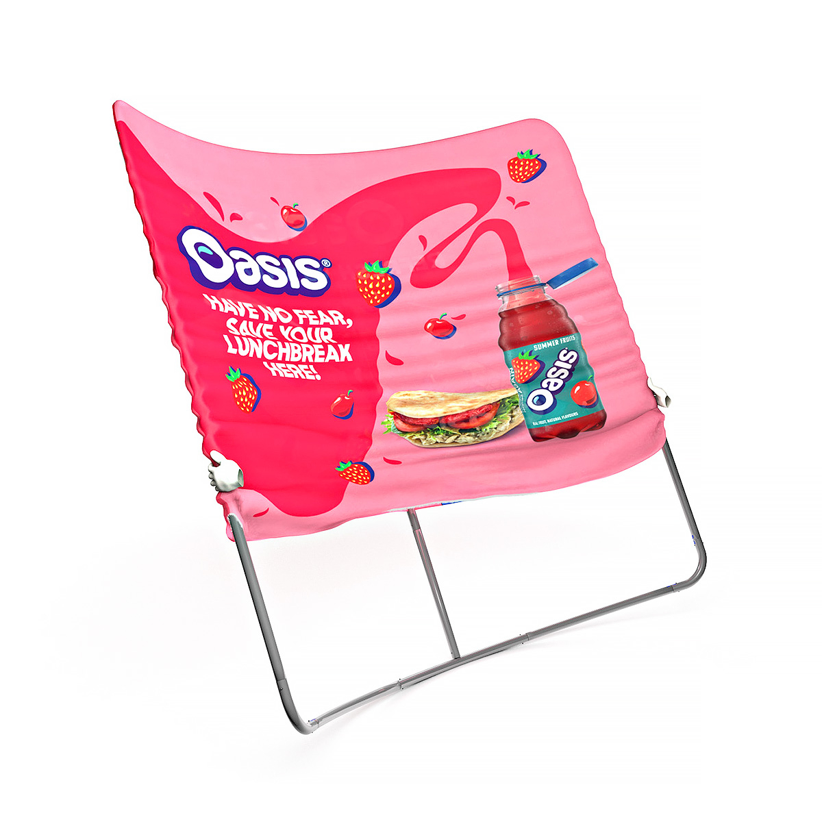 Curve Fabric Display Stand | Stretch Fabric Display | XL FABRIWALL®