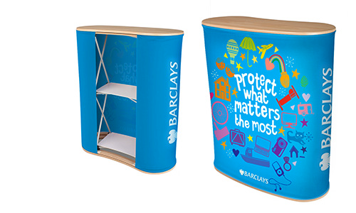 Promotional Counters | Exhibition Display Furniture | Portable Counters ...