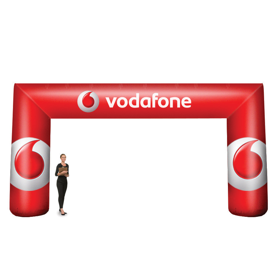 10m Inflatable Race Arch | Inflatable Event Structure | 3 Shapes Available