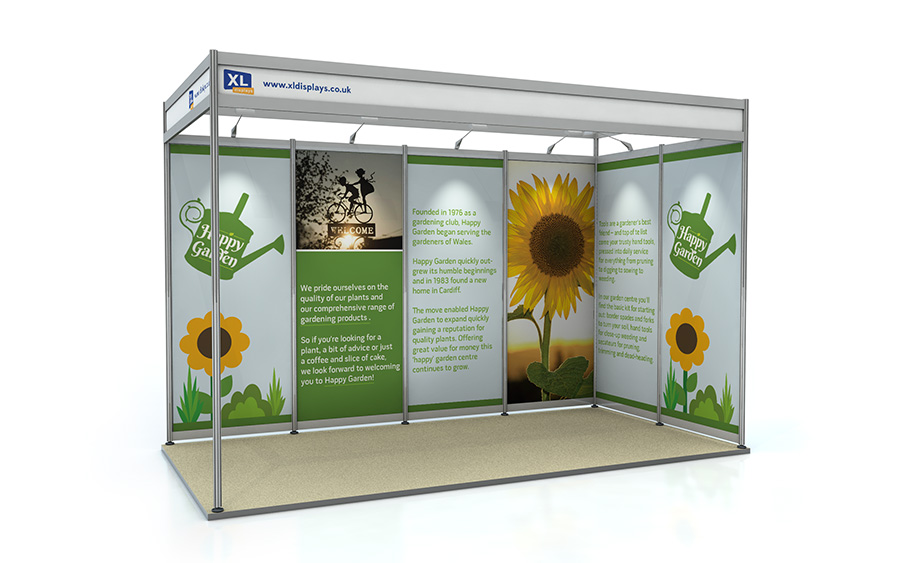 Shell Scheme Exhibition Stands | Rigid Foamex Shell Scheme Graphics