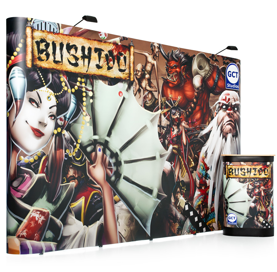 3x4 Double Sided Straight Pop Up Stand | Pop Up Display Stands UK