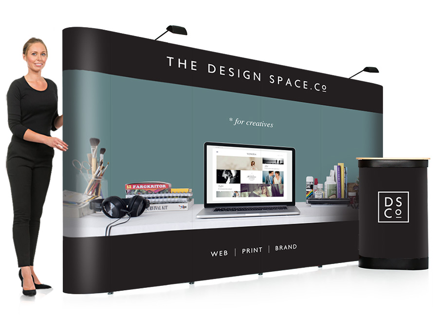 3x4 Midi Pop Up Stand | Portable Display Stands | Pop Up Stand