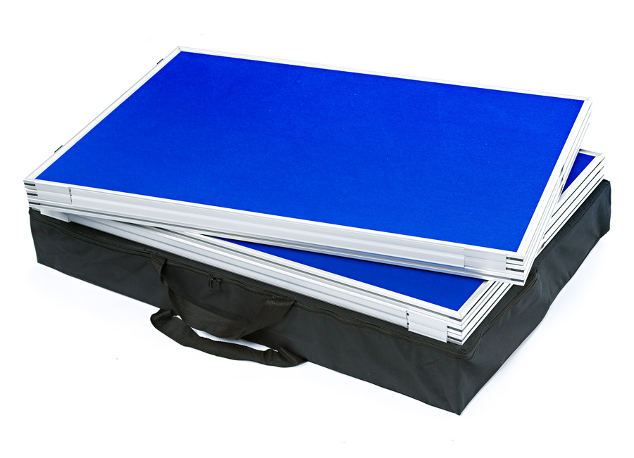 6 Panel Folding Display Boards Kit | Aluminium Display Stands UK