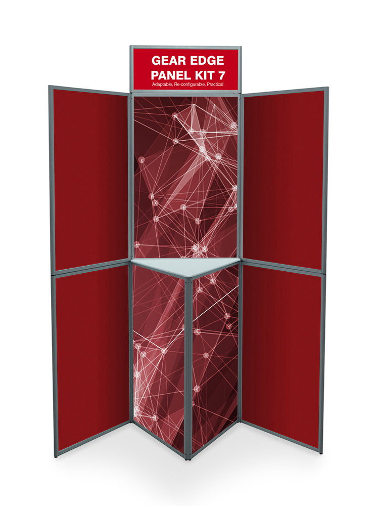 Gear Edge Display Boards | Folding Display Boards | Made in UK