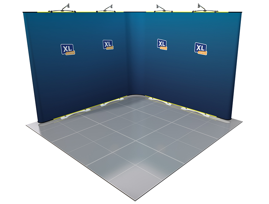Twist Flexible Exhibition Stand 3m x 3m | Twist Banner Stands