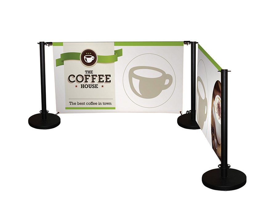Café Banners | Outdoor Café Barriers | Fast UK Delivery