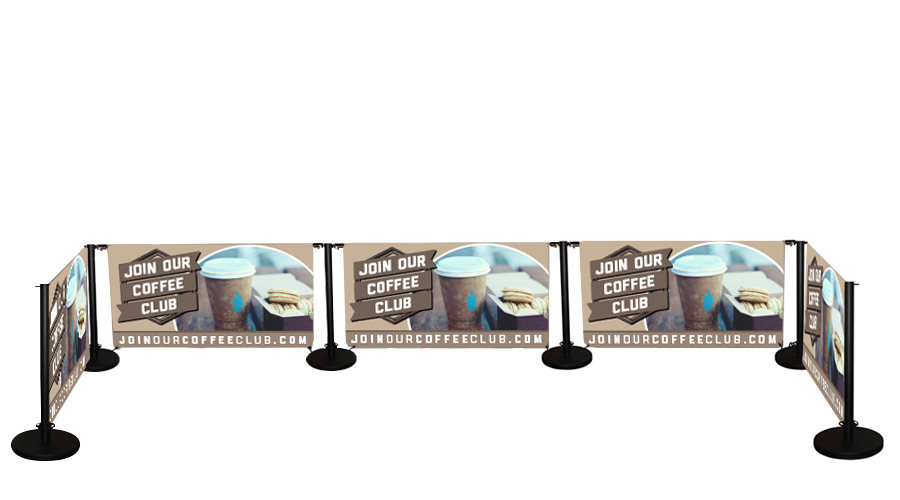 Café Banners | Quality Printed Café Barrier | UK Made