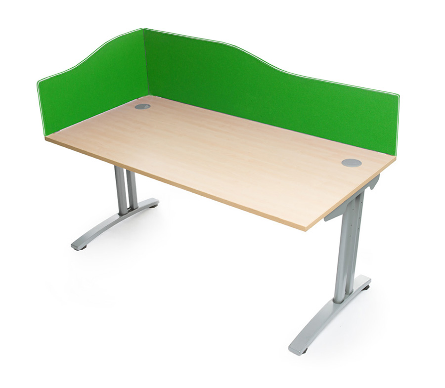 Desk Screens | Wave Shaped Desk Partition | Office Screens