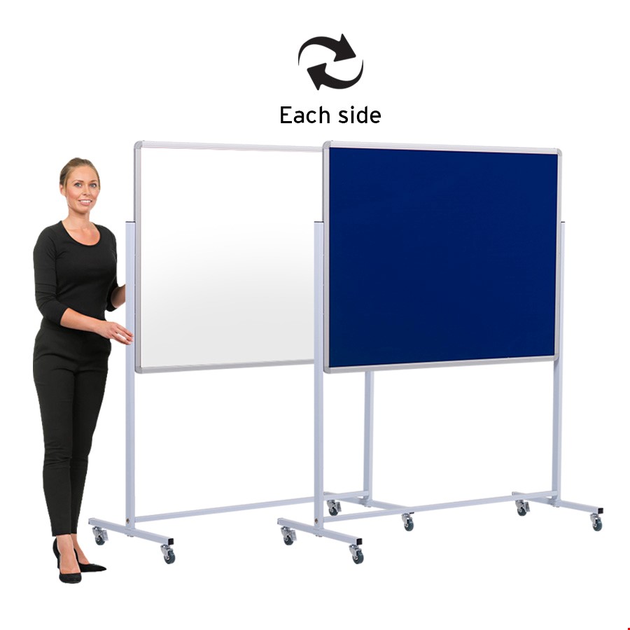 Notice Boards made in UK | Portrait Mobile Writing Board
