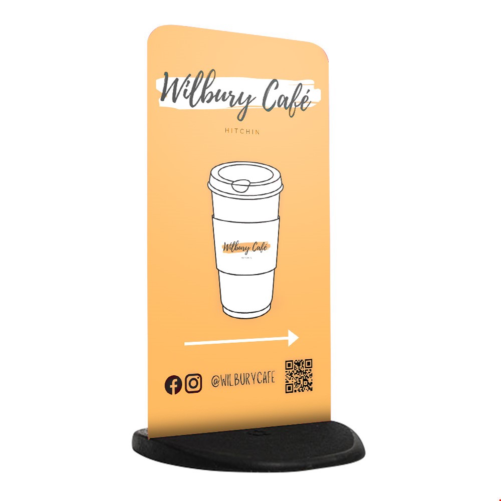 Ecoflex Lite Pavement Sign | Panel Pavement Sign Boards