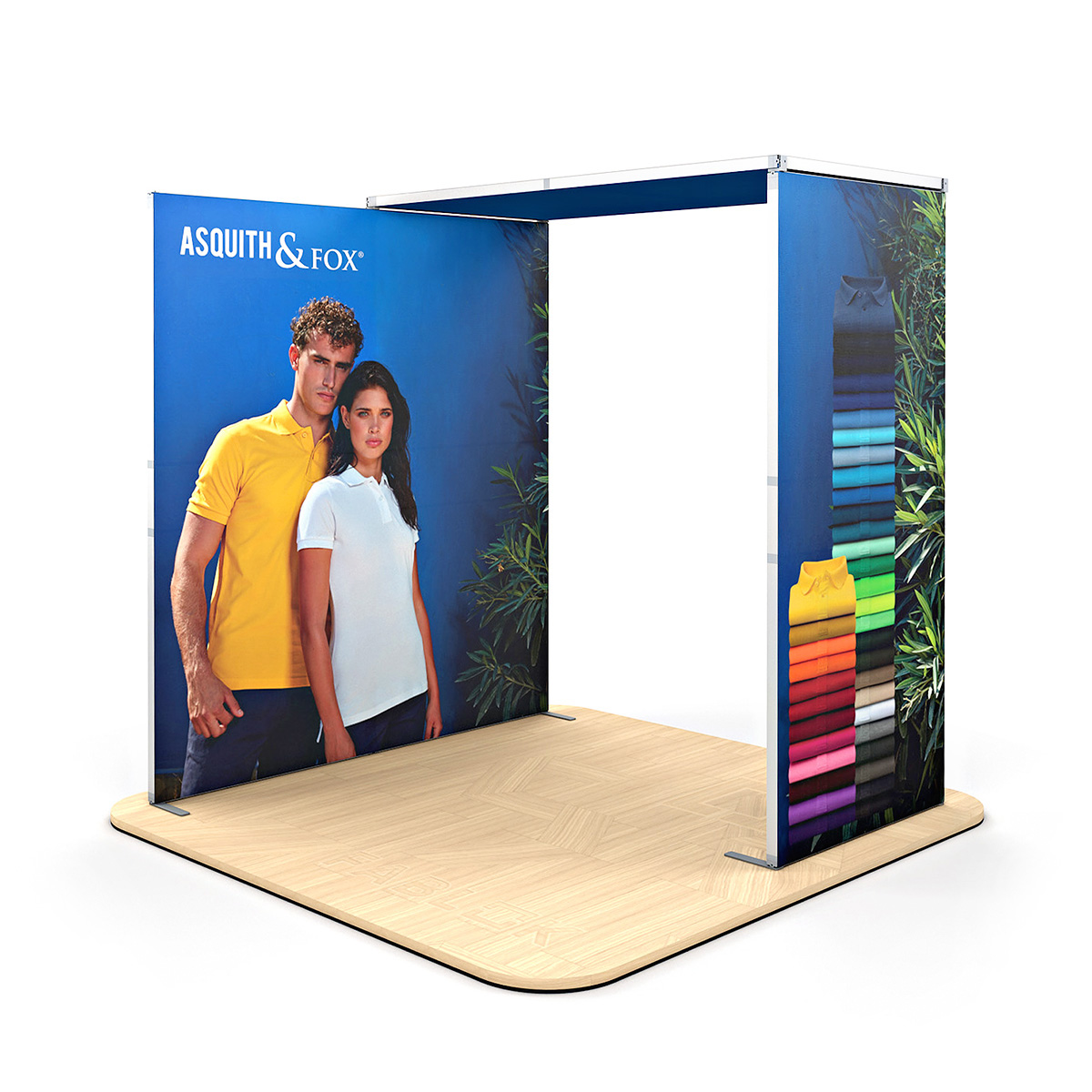 Fabric Exhibition Stand | Fabric Display Arch | FABLOK® Display 2x2