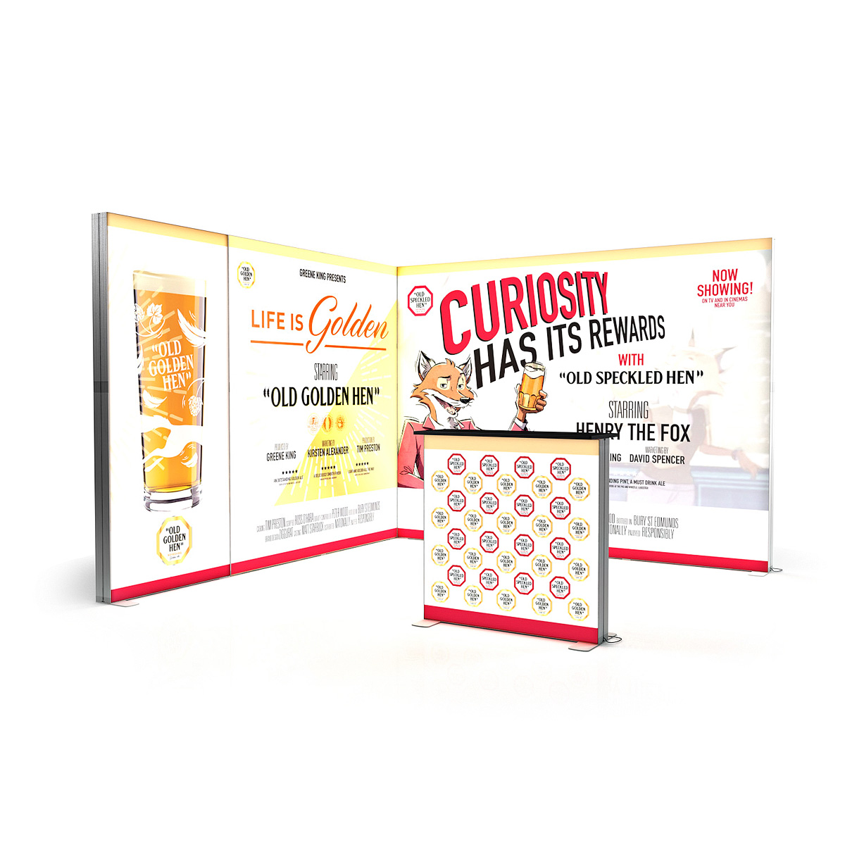 Free Standing Light Boxes | FABRILUX® LED Lightboxes