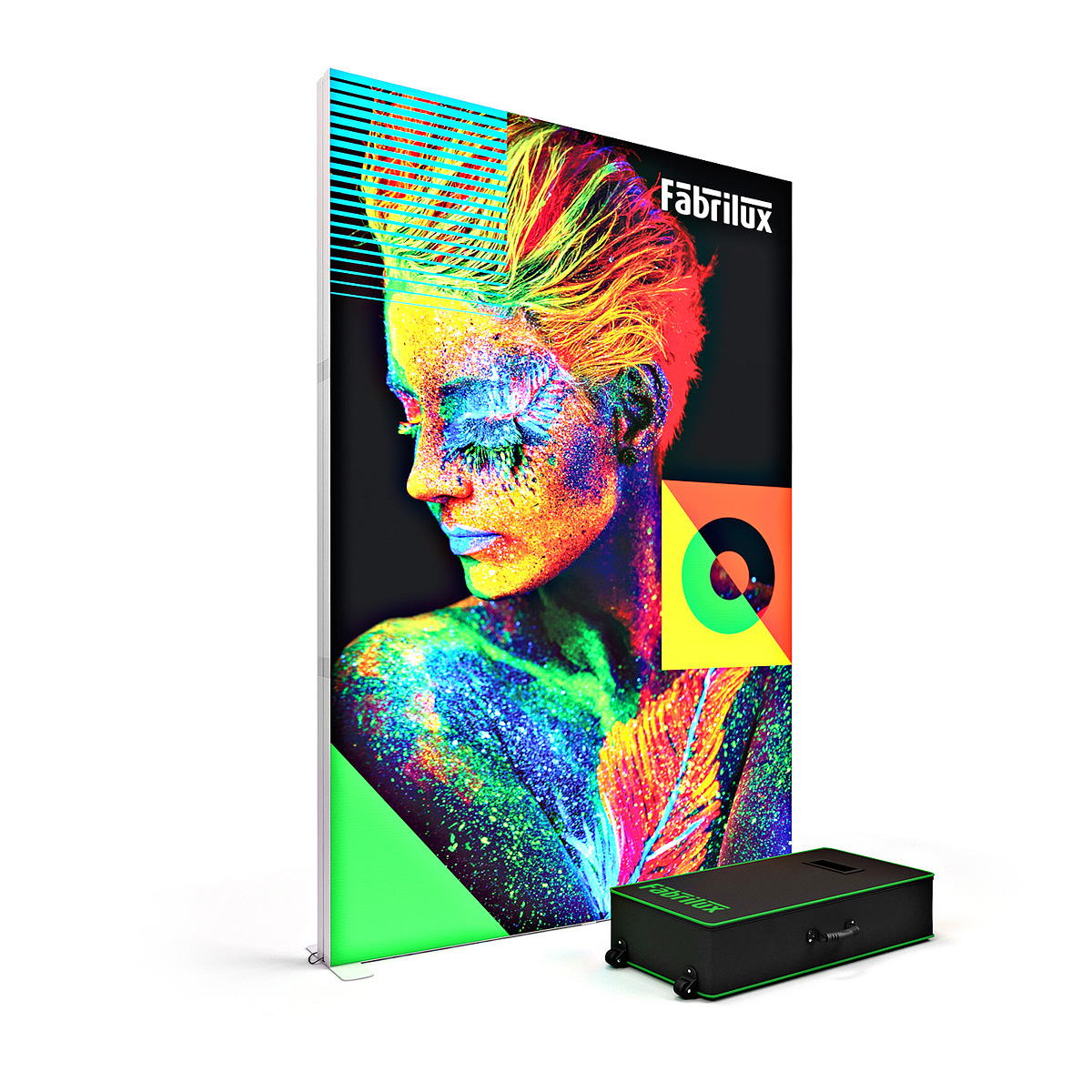 XL LED Lightbox | 3x2 Backlit Exhibition Stand | 3m Tall FABRILUX®