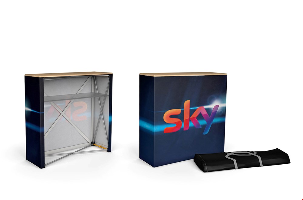 Hop-Up Counter | Portable Fabric Counter | Fabric Podium