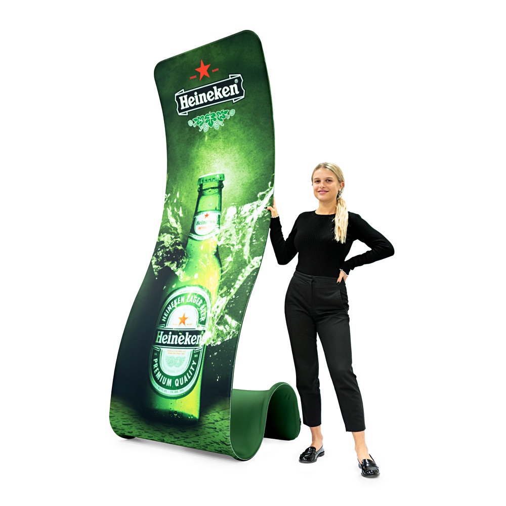 Formulate Snake Fabric Display Stands | Tension Fabric Displays