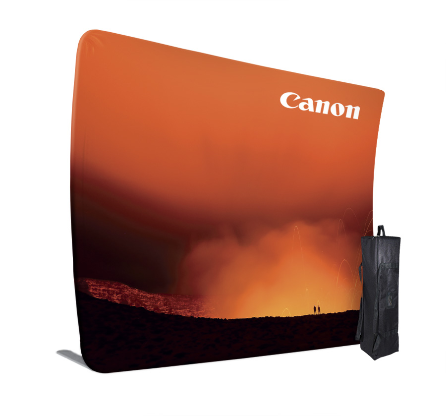 Formulate Fabric Exhibition Stand 3m | Curve Tension Fabric Display