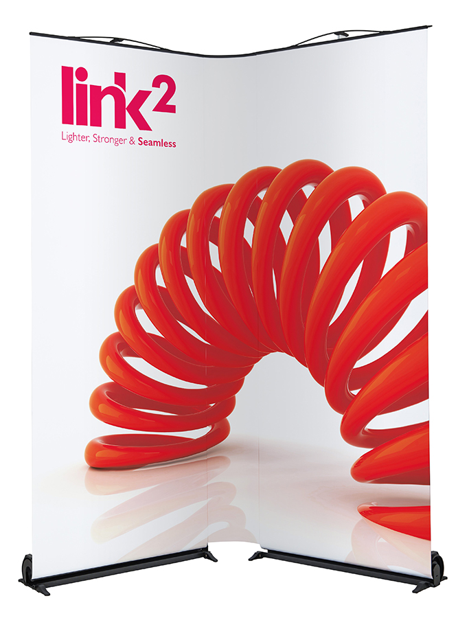 Link 2 Flexible Roller Banner | Seamless Graphic Linking Banner UK