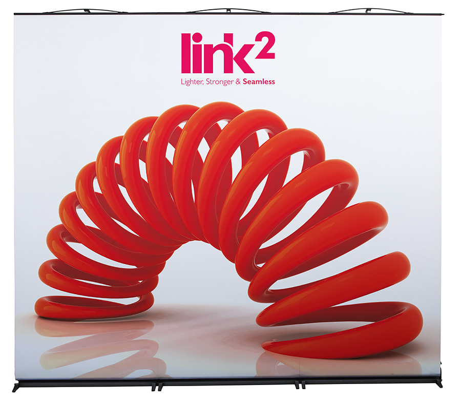 Link 2 Roller Banner Triple | Seamless Graphic Linking Banner UK