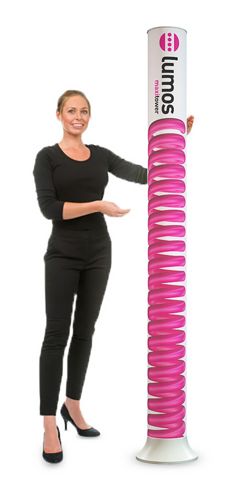 Lumos Maxi Light Tower | Exhibition Light Boxes | UK Made
