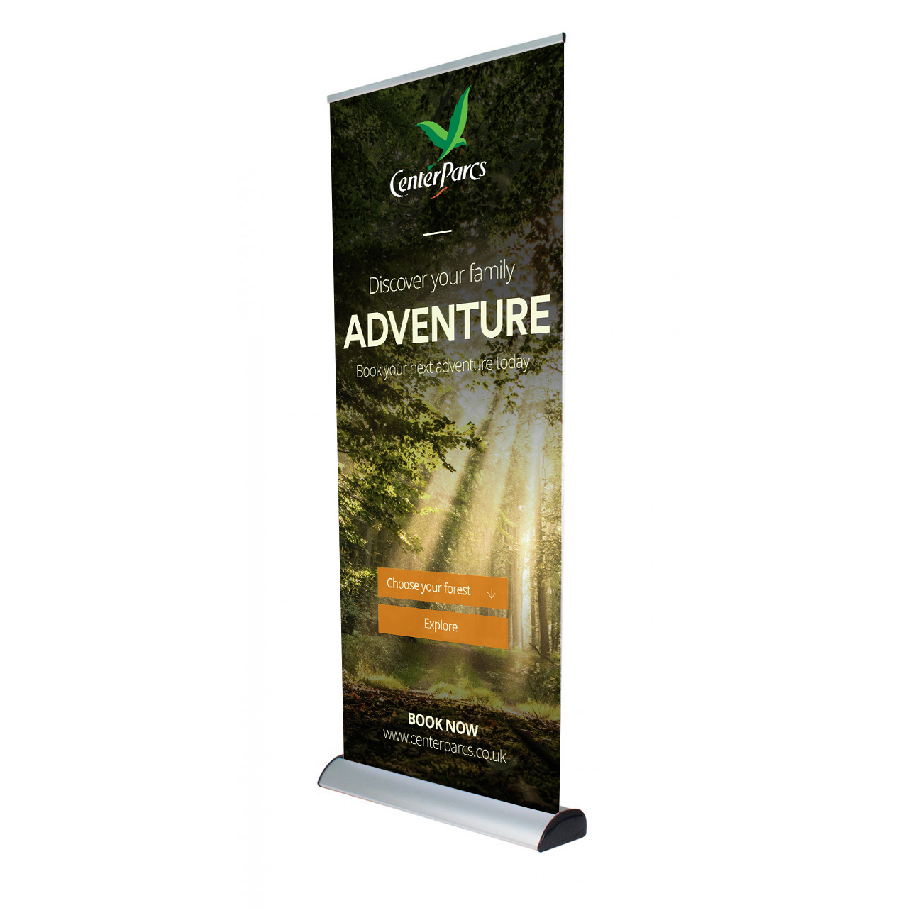Merlin Cassette Banner Stand 1000mm | Pull Up Banners