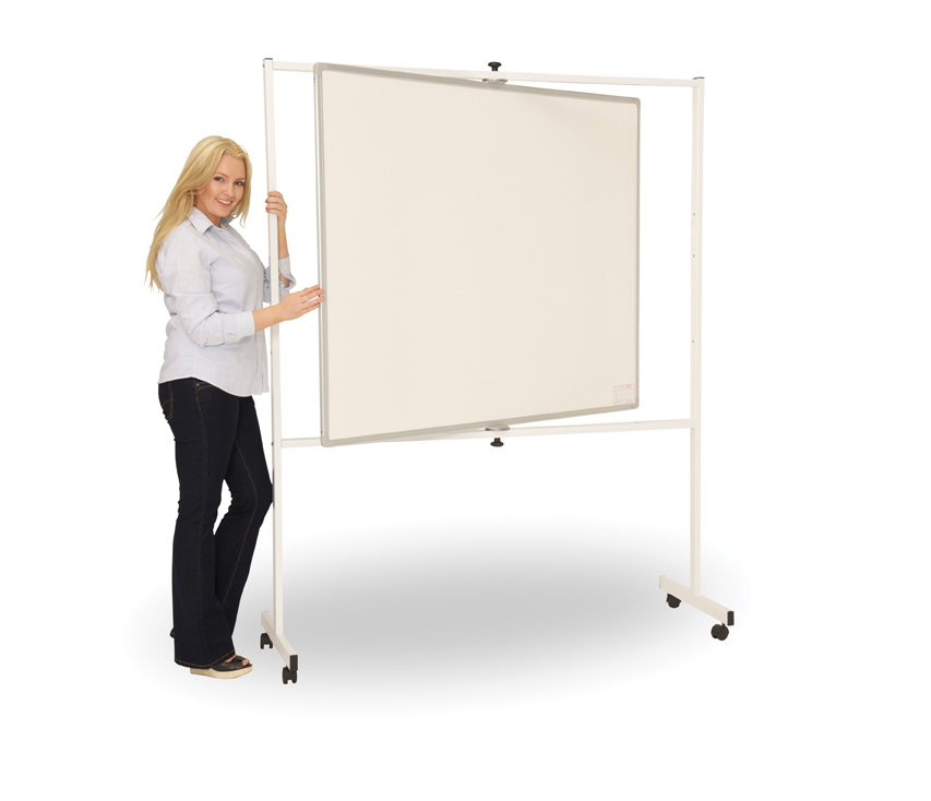 Mobile Teaching Pivot Writing Board | Whiteboards Made in UK