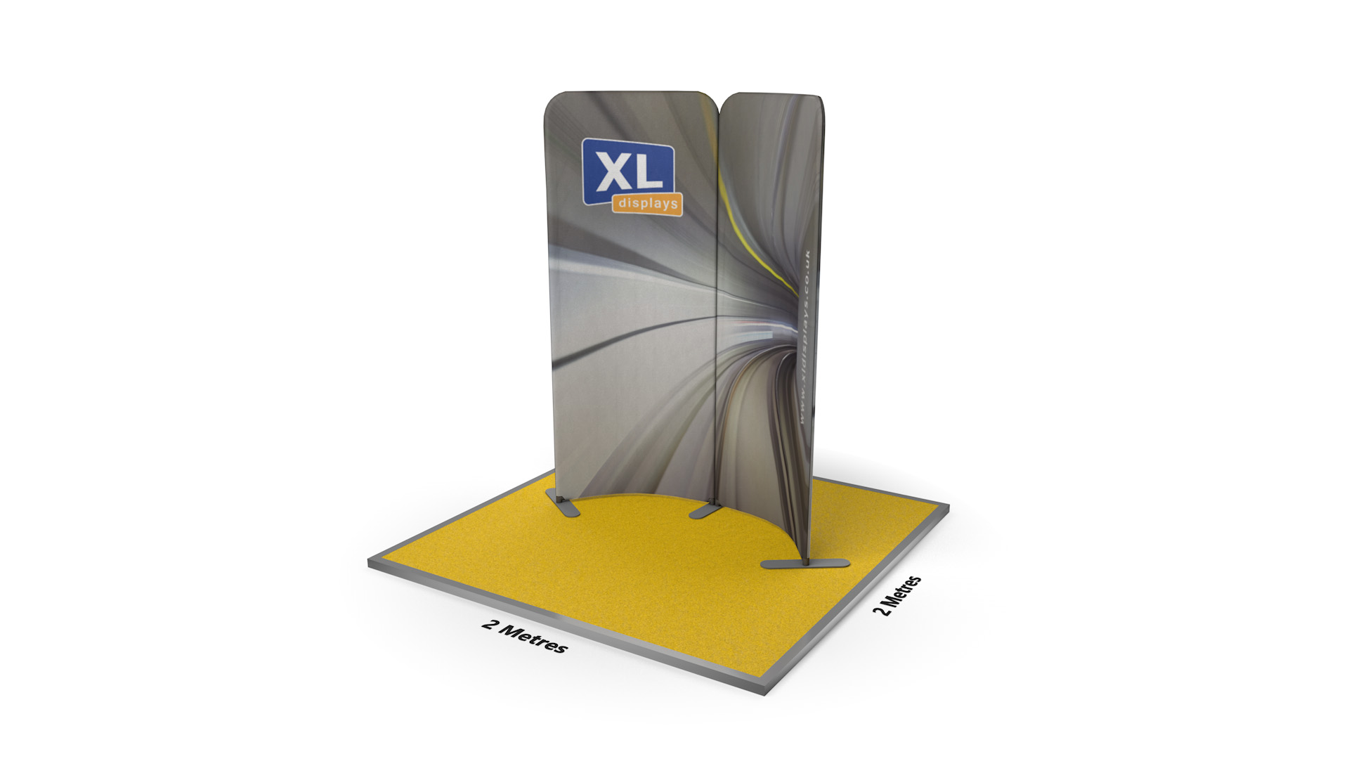 Modulate™ Magnetic Displays | 2m Fabric Exhibition Stands