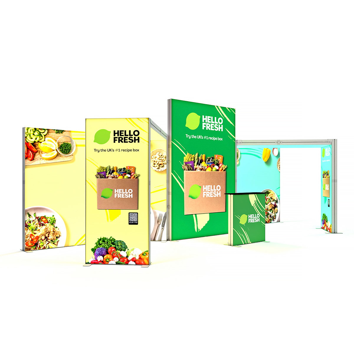 Lightbox Exhibition Stand | LED Lightbox Ceiling | SKYBRIDGE® Backlit ...