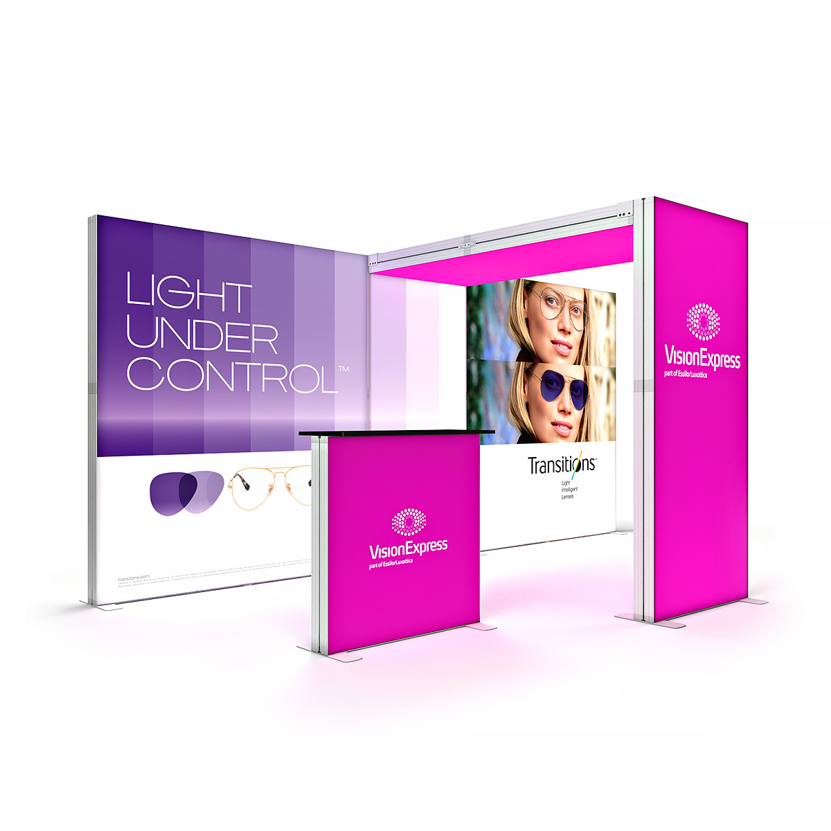 SKYBRIDGE® Exhibition Stand | Light Box Exhibition Booth 5x3 ...